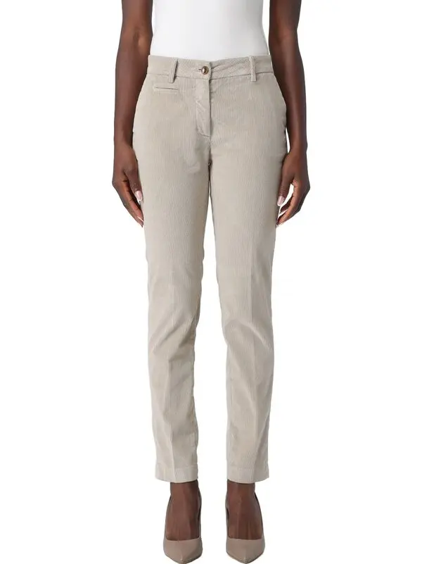 MASON'S Straight Leg Trousers - Sand