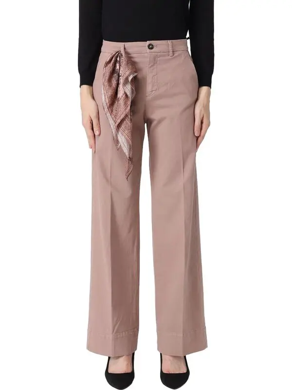 MASON'S Wide Leg Pants - Beige