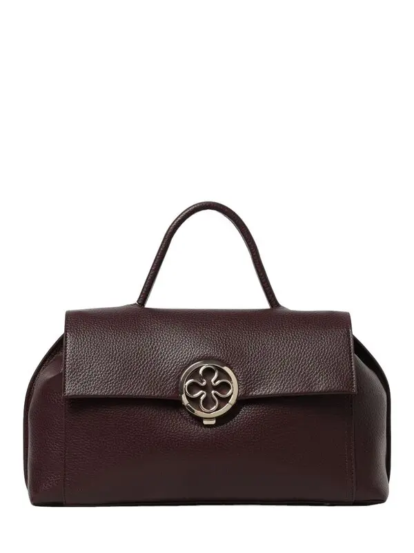V73 Top Handle Handbag - Burgundy