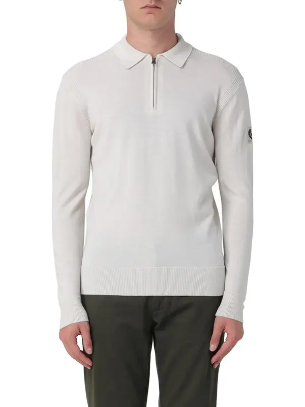 Belstaff Collared Polo Shirt - Grey