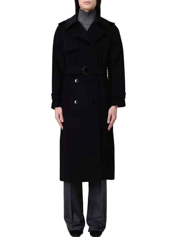Michael Kors Double-breasted Overcoat - Black