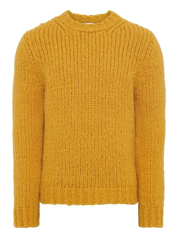 Gabriela Hearst Lawrence Knit Cashmere Sweater - Golden Birch