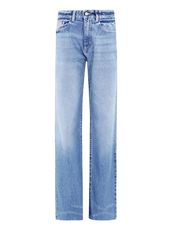 ICON DENIM LOS ANGELES Straight Leg Jeans - Navy