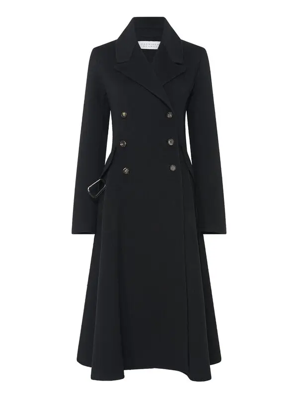 Gabriela Hearst Cantwell Coat In Recycled Cashmere - Black