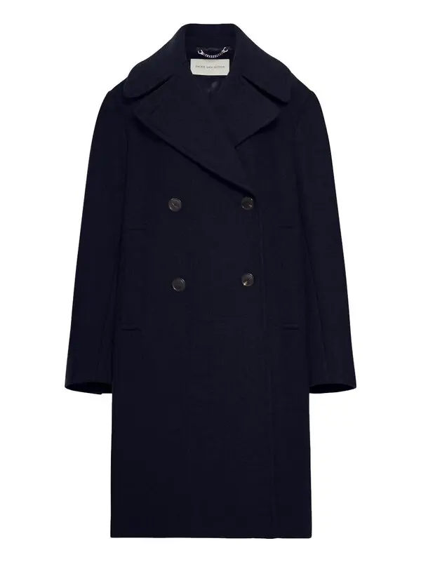 Dries Van Noten Long Coat - Blue