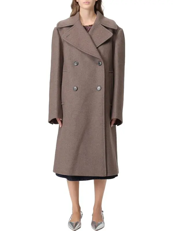 Dries Van Noten Long Coat - Brown