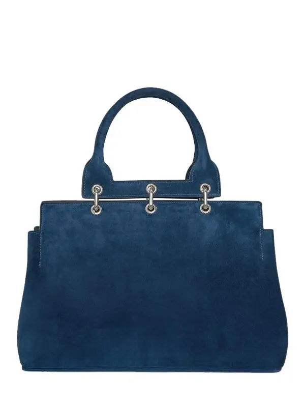 Gabriela Hearst Small Amethyst Tote Bag - Navy