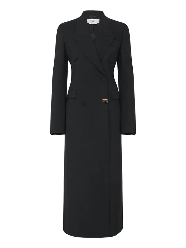 Gabriela Hearst Julien Coat In Recycled Wool - Black