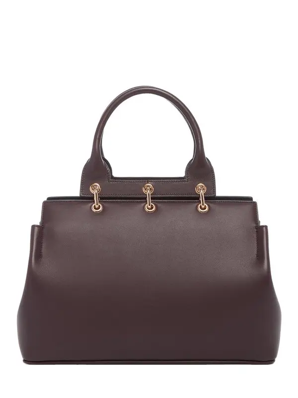 Gabriela Hearst Small Amethyst Tote Bag - Bordeaux