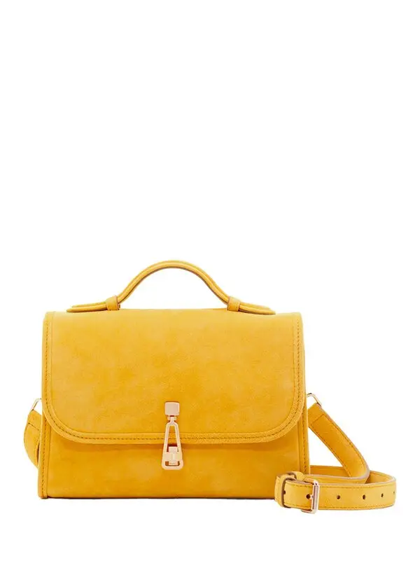 Gabriela Hearst Small Leonora Flap Bag - Golden Birch