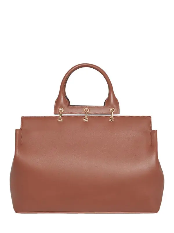 Gabriela Hearst Large Nappa Leather Tote - Cognac