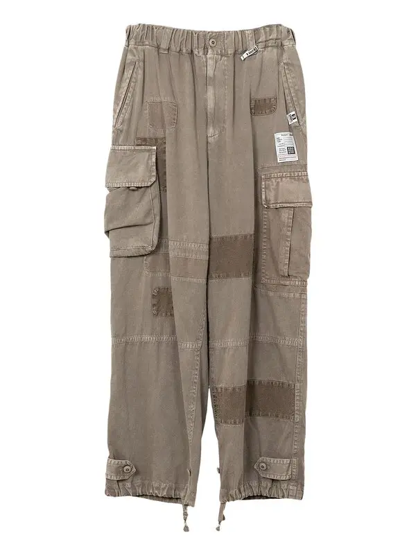 Mihara Yasuhiro Repair Cargo Pants - Grey