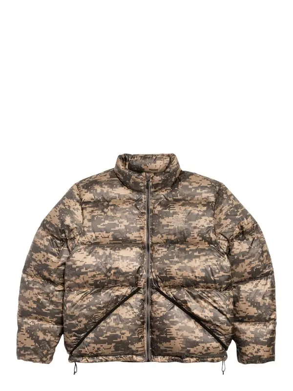 StÜssy Micro Ripstop Down Jacket - Green