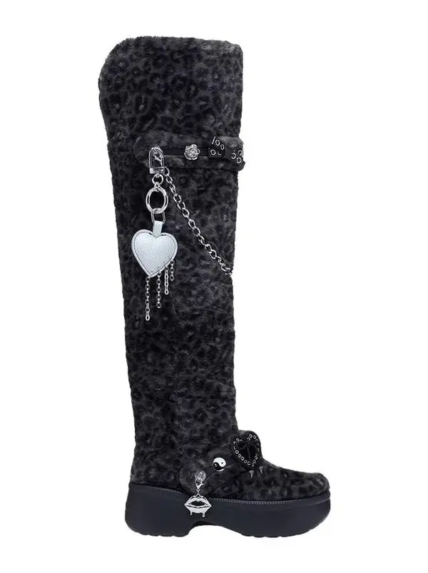 CROCS T-pain X Classic Unfurgettable Knee High Boot - Black