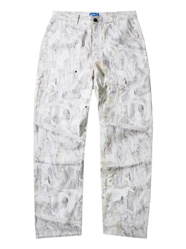 MARKET Handyman Camo Carpenter Pants - White