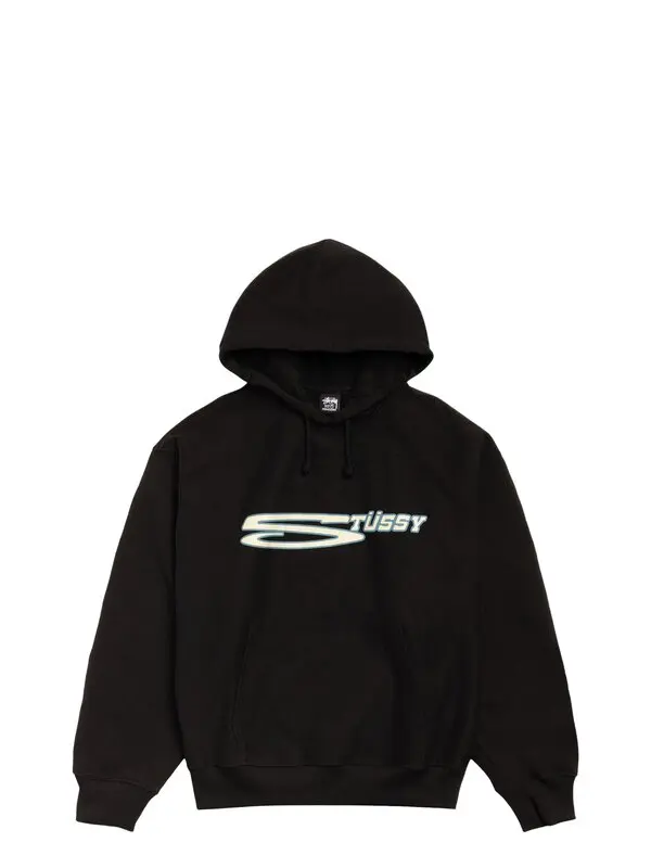 StÜssy Stretch Hoodie - Black