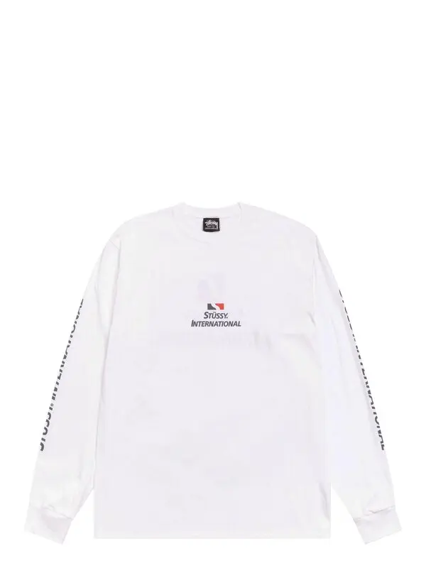 StÜssy International Long-sleeve Tee - White