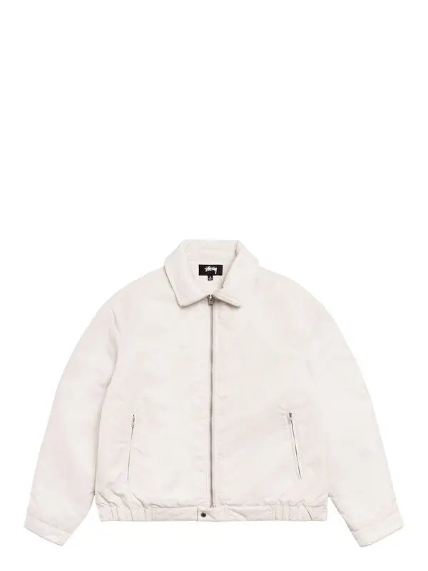 StÜssy Pile Lined Zip Jacket - Cream
