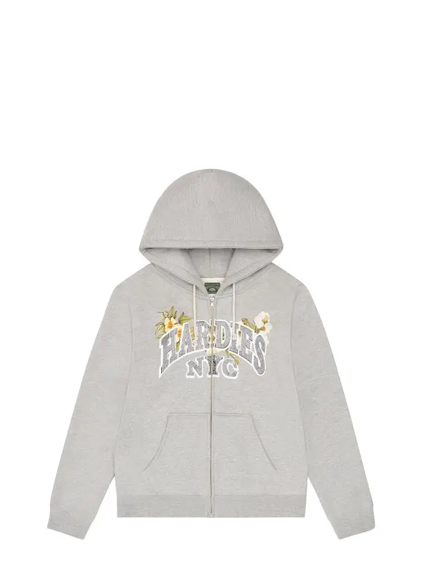 DENIM TEARS X Hardies Tears Zip Hoodie - Grey