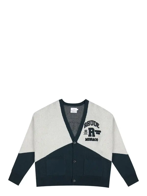 Rhude Grand Prix Cardigan - Cream