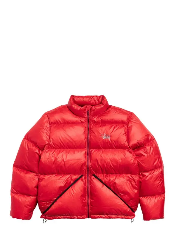 StÜssy Micro Ripstop Down Jacket - Red