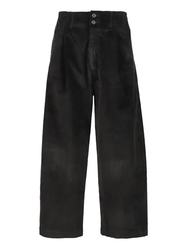 NICHOLAS DALEY Wide Leg Pleated Trouser - Black