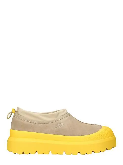 UGG Tasman Weather Hybrid Suede Slippers - Yellow