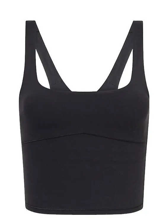 Vuori All The Form Square-neck Sports Bra - Black