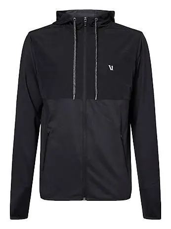 Vuori Stretch-jersey Track Jacket - Black