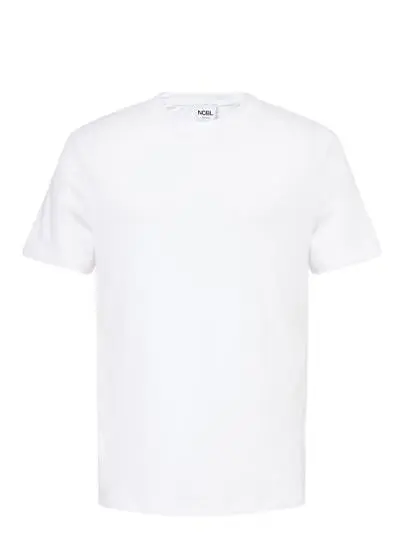 NOBL Rome Slim-fit Cotton T-shirt - White