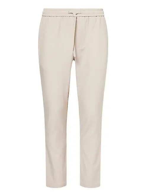 NOBL Hudson Drawstring Woven Trousers - Stone
