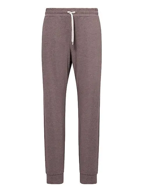 Vuori Performance Tapered-leg Stretch-woven Jogging Bottoms - Huckleberry Heather