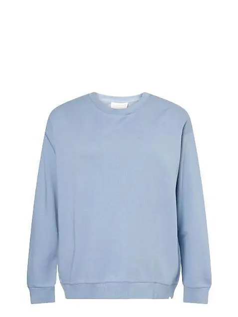 Derek Rose Relaxed-fit Cotton-blend Sweatshirt - Blue