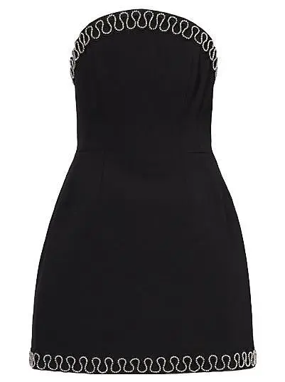 Rebecca Vallance Nyx Strapless Mini Dress - Black