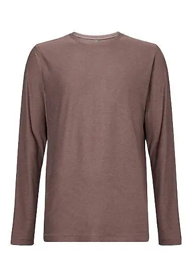 Vuori Strato Tech Long-sleeve Stretch-woven T-shirt - Huckleberry Heather
