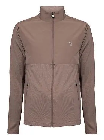 Vuori Stretch-jersey Track Jacket - Huckleberry Heather