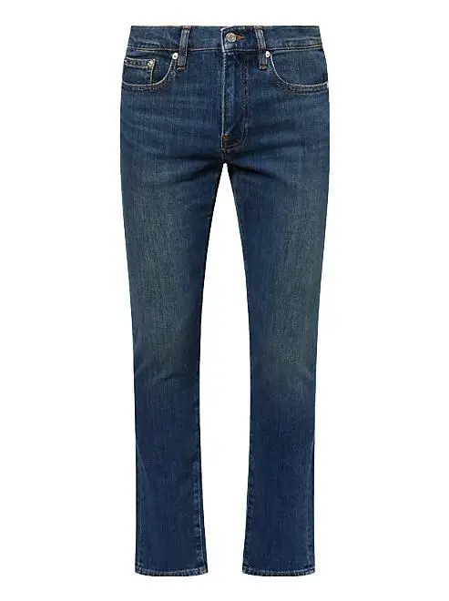 FRAME L'homme Slim-fit Stretch-denim Jeans - Textbook