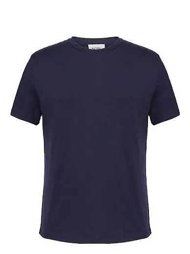 NOBL Rome Slim-fit Cotton T-shirt - Navy