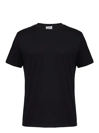NOBL Rome Slim-fit Cotton T-shirt - Black
