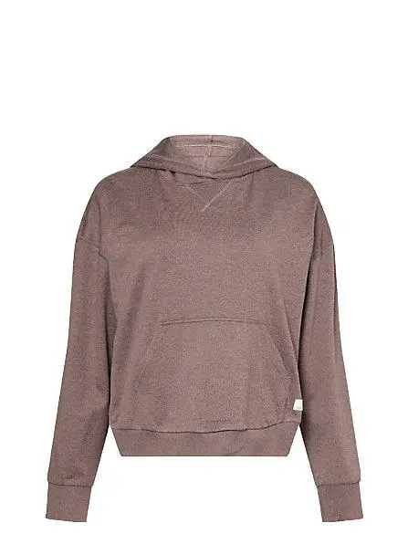 Vuori Halo Modern Stretch-woven Hoodie - Huckleberry Heather