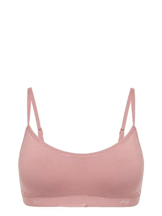 SLOGGI Free Evolve Stretch-woven Padded Bra - Date Night Pink