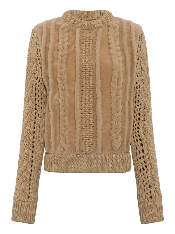 Gabriela Hearst Toth Knit Pullover - Natural