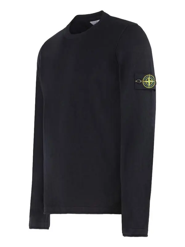 Stone Island Cotton-blend Sweater - Black