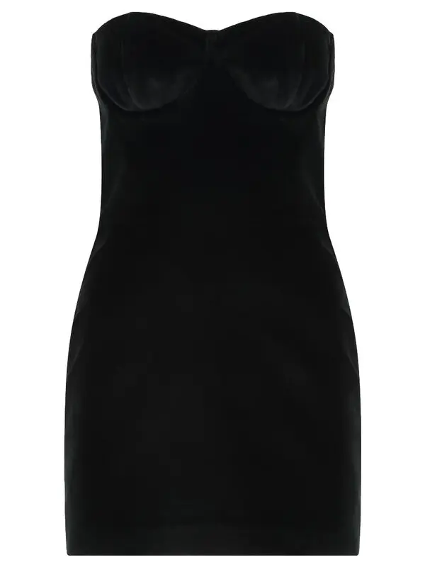 LES FILLES D'EVA Fitted Mini Dress - Black