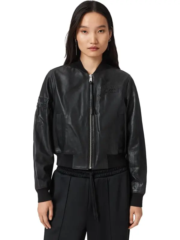 ALLSAINTS Williams X Orten Bomber Jacket - Black