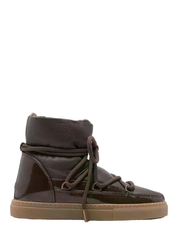 Inuikii Lace-up Ankle Boots - Brown