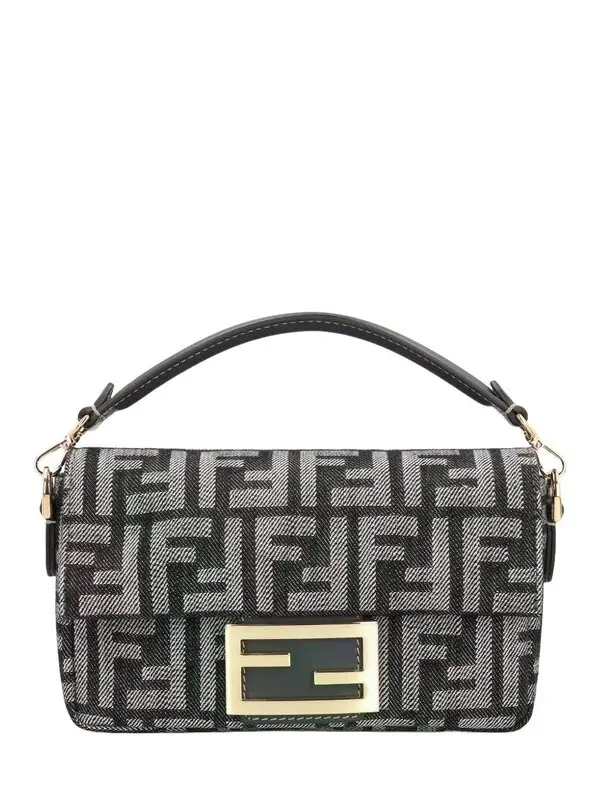 Fendi Mini Baguette Tote - Black
