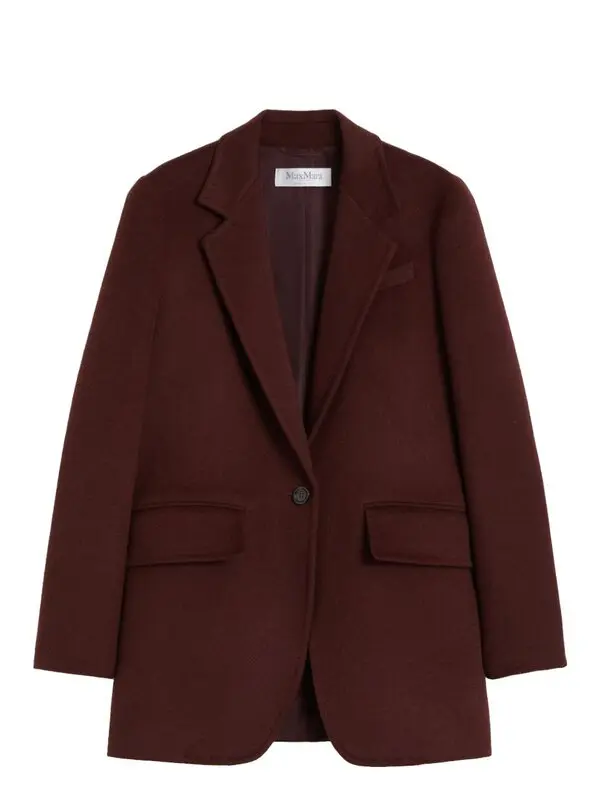 Max Mara Single-breasted Blazer - Cherry