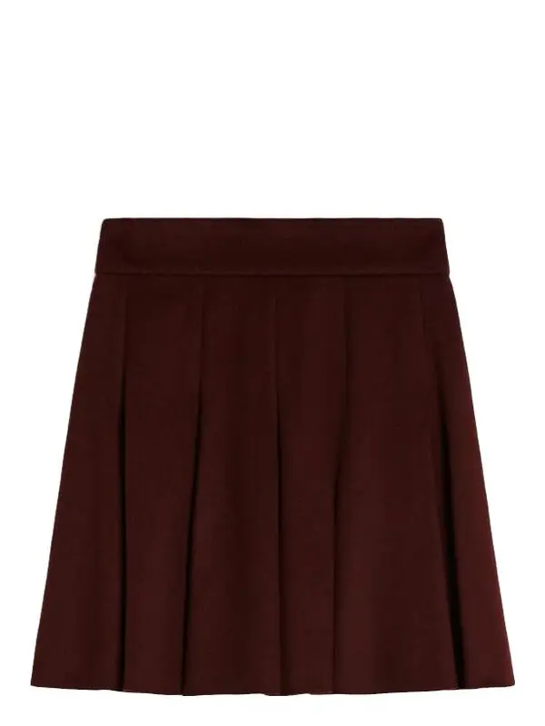 Max Mara Draped Mini Skirt - Cherry