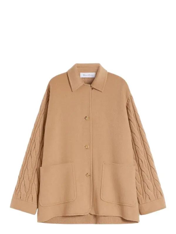 Max Mara Yarn Overshirt - Camel